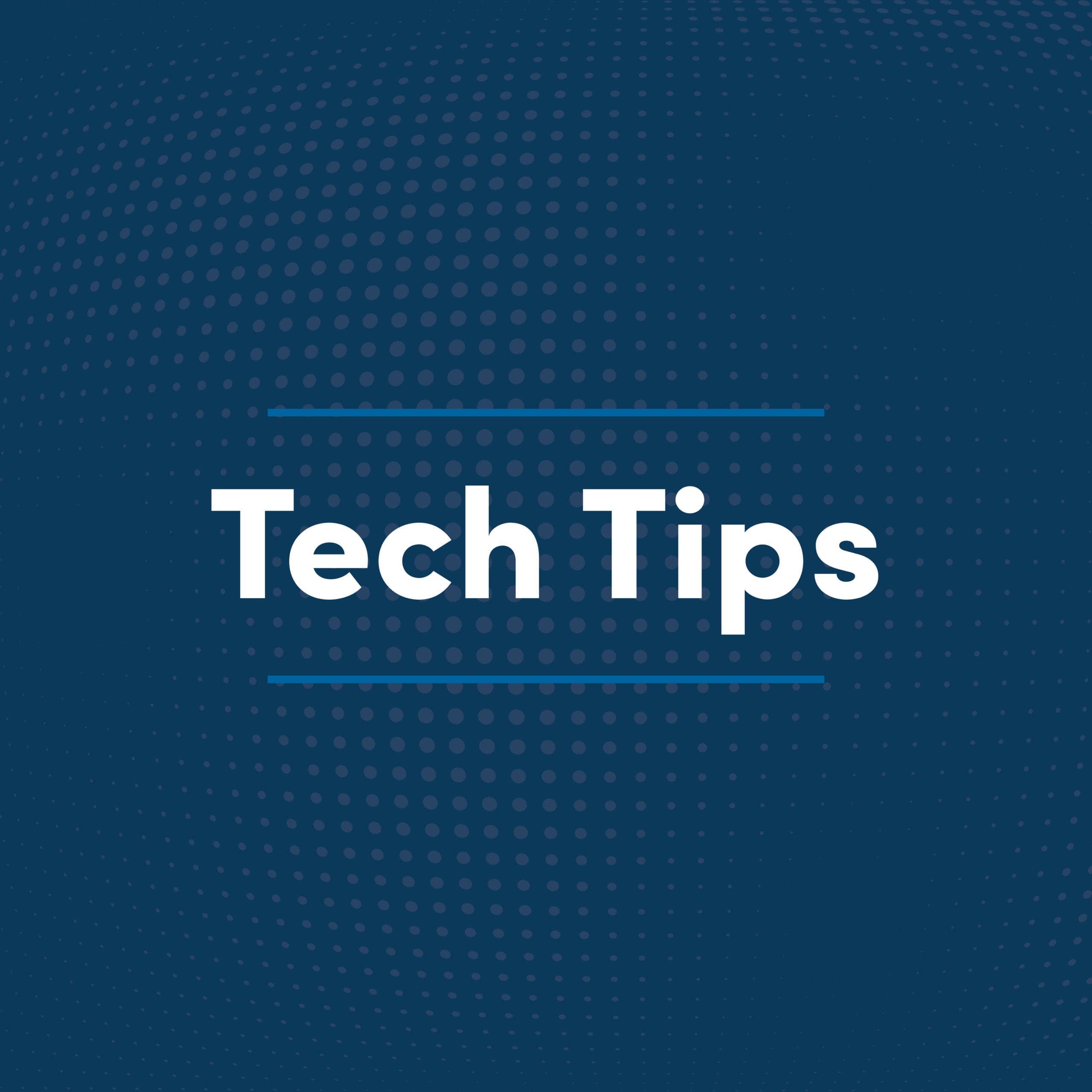 Tech Tip: Make Work-From-Home Work For You | WRT : WRT